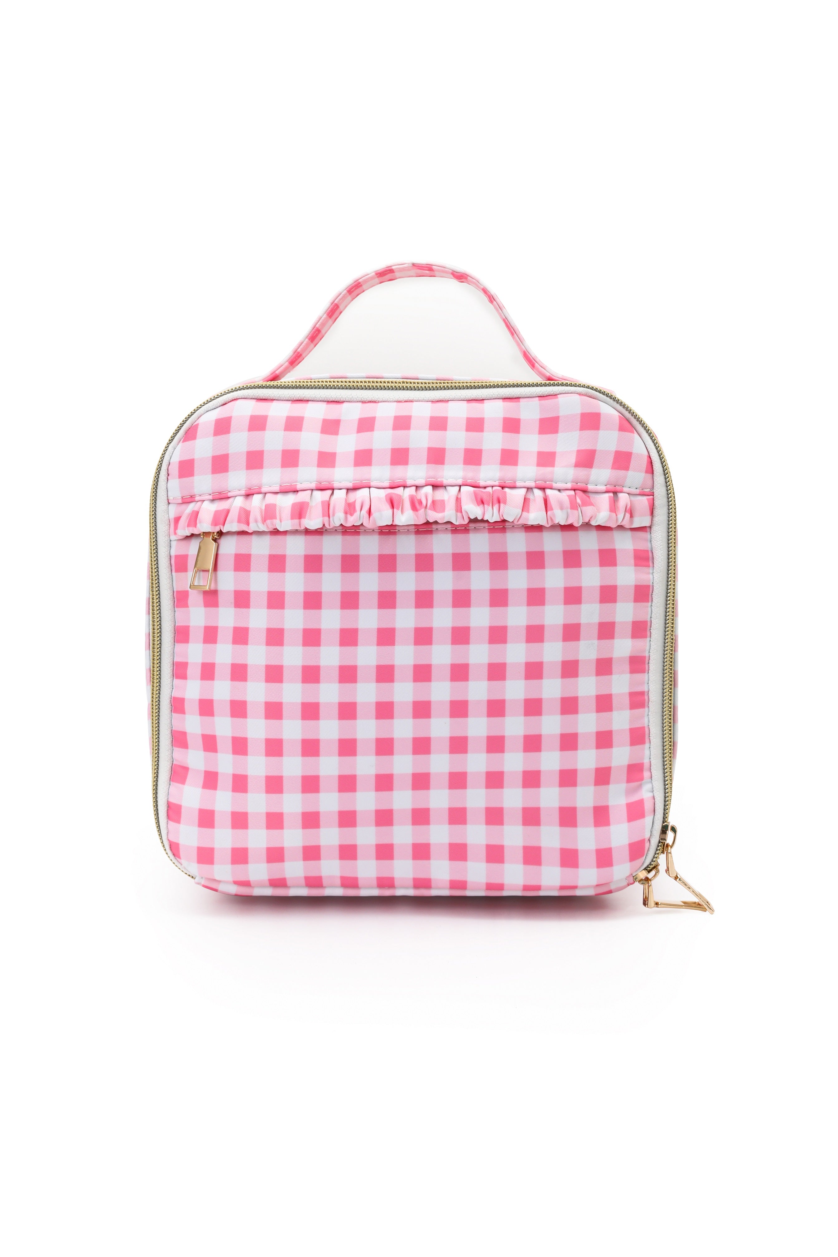 Pink Plaid Ruffle Baby Girls Lunch Boxes Bag – Sassy kids palace